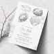 Drawn Champagne Clam Bake Engagement Party Invitation | Zazzle