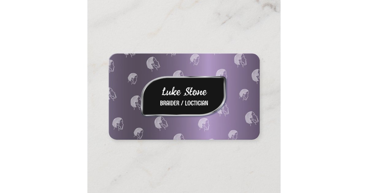 Dreadlocks Styling Loctician Business Card | Zazzle