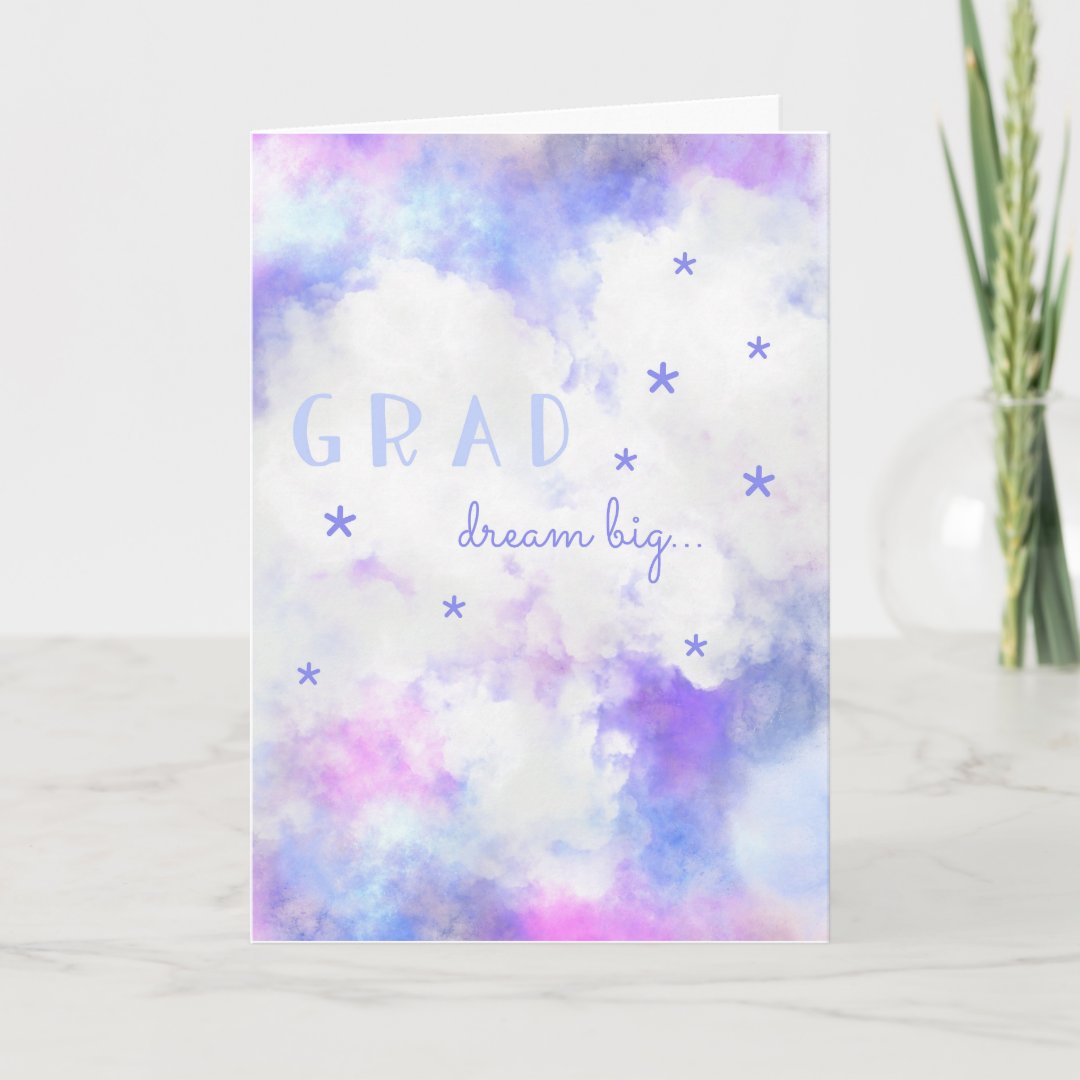 DREAM BIG CARD | Zazzle