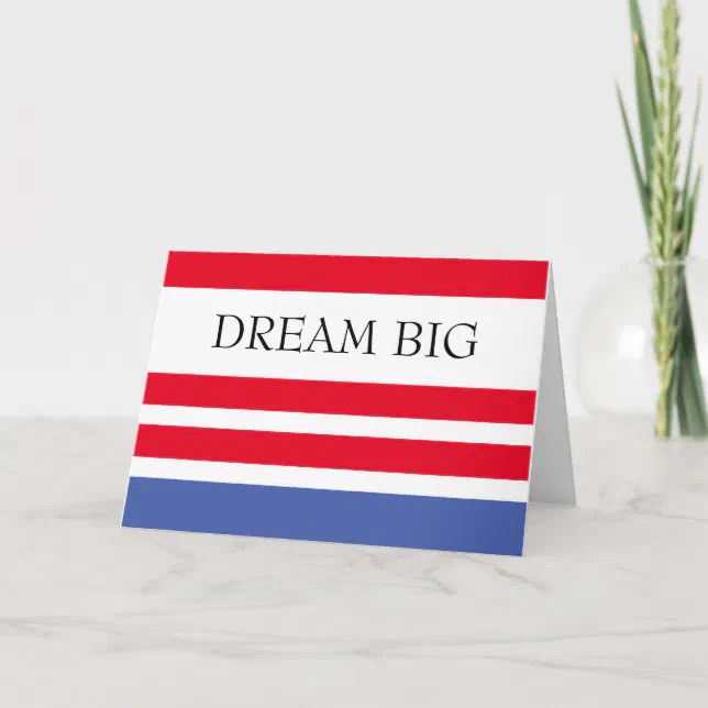 Dream Big Congratulations on Becoming a Citizen Card | Zazzle