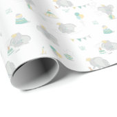 Dream Big Dumbo Pattern Wrapping Paper | Zazzle