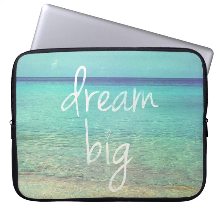 Dream big laptop sleeve | Zazzle