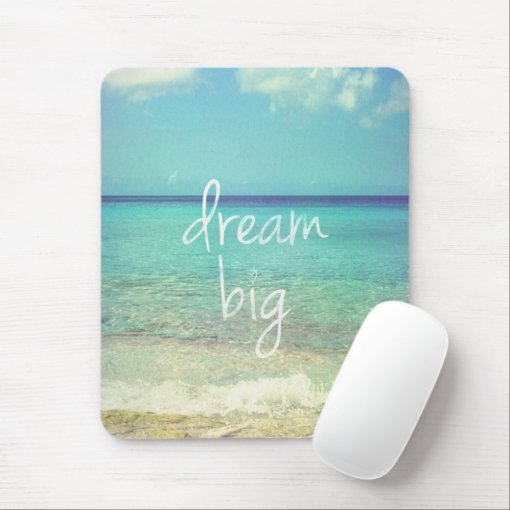 Dream big mouse pad | Zazzle