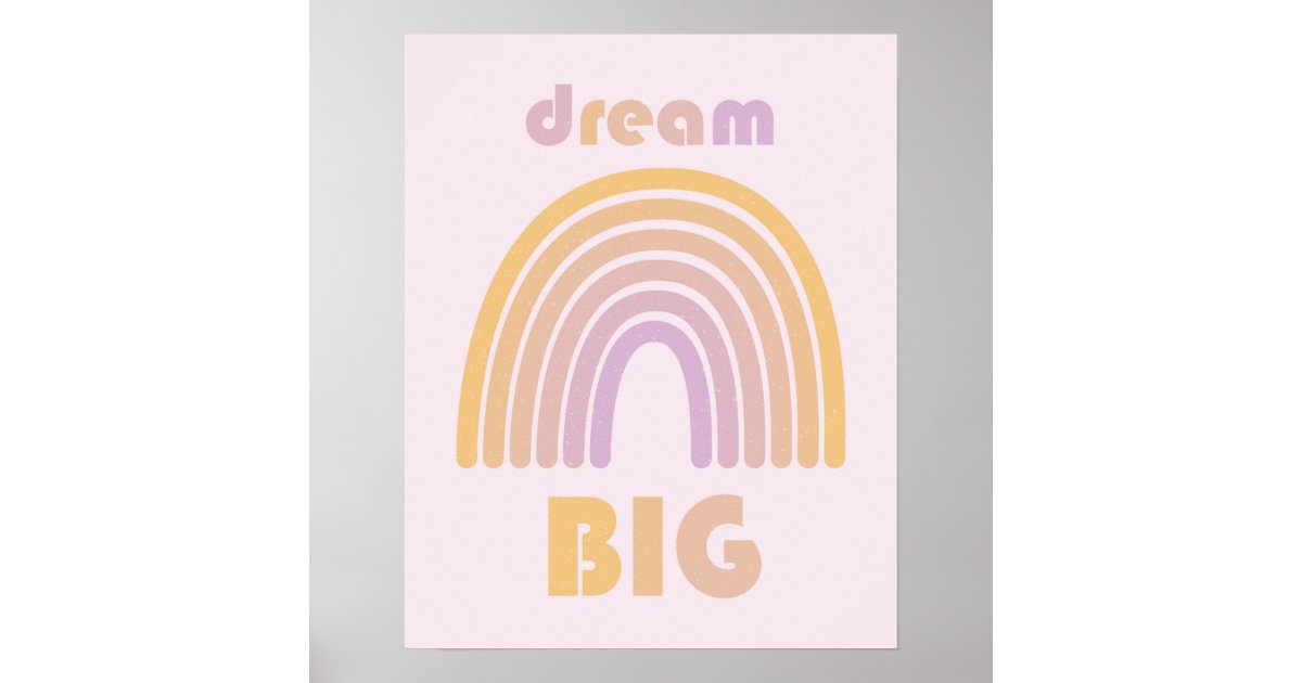 Dream BIG Poster | Zazzle