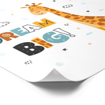 Dream Big Poster | Zazzle