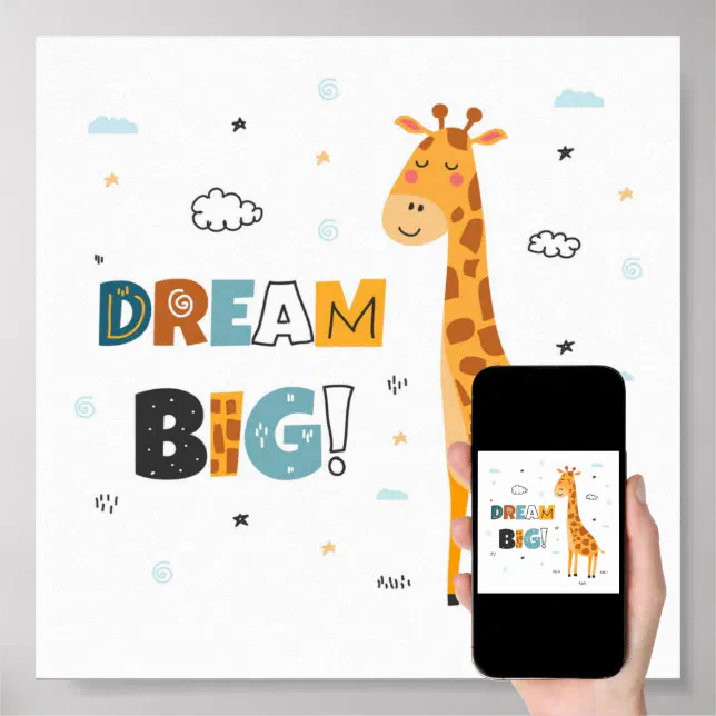 Dream Big Poster | Zazzle