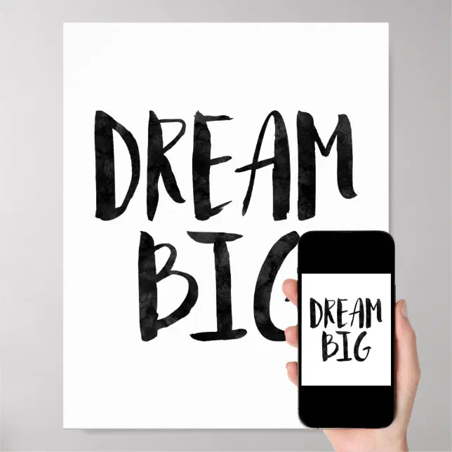 Dream Big Poster | Zazzle