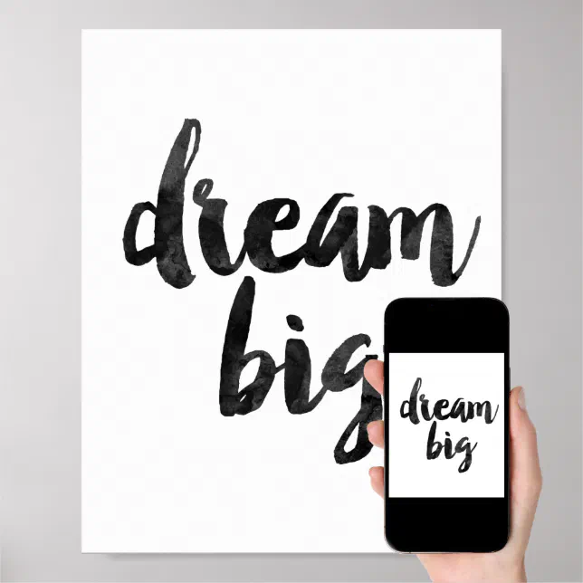 Dream Big Poster | Zazzle