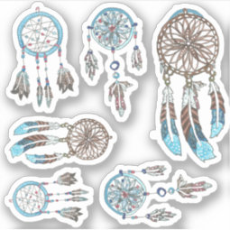 Dream Catchers Set Sticker | Zazzle