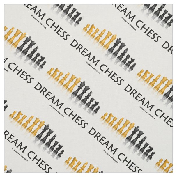 Chess Pieces Fabric | Zazzle