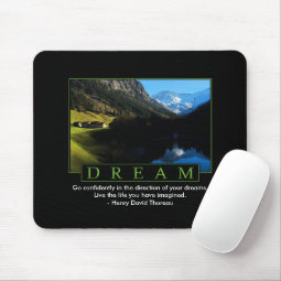 Dream Inspirational Mouse Pad | Zazzle