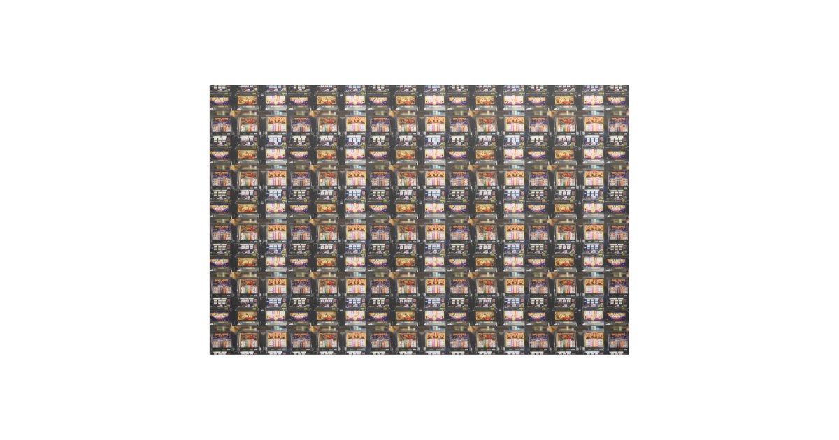 Dream Machines - Lucky Slot Machines Fabric | Zazzle
