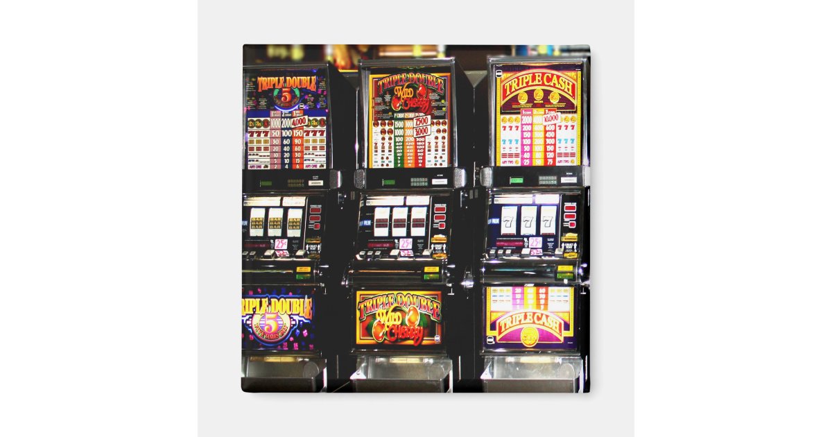 Dream Machines - Lucky Slot Machines Magnet | Zazzle