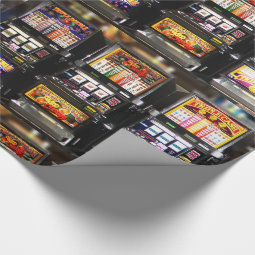 Dream Machines - Lucky Slot Machines Wrapping Paper | Zazzle
