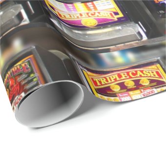 Dream Machines - Lucky Slot Machines Wrapping Paper | Zazzle