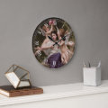 Dream of Spring, Rêve de Printemps by Bouguereau Large Clock | Zazzle