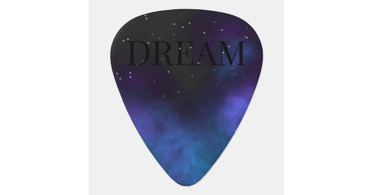 Dream Space Nebula Guitar Pick | Zazzle