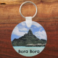 Dream Vacation Bora Bora Tahiti Atoll Formation Keychain | Zazzle