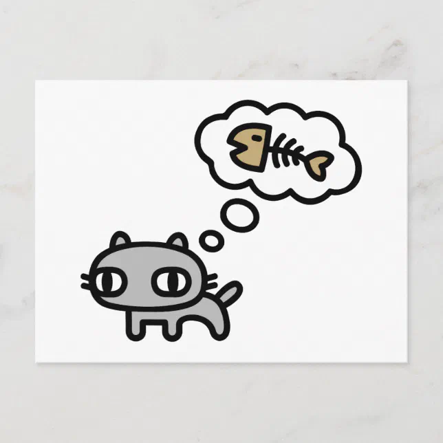 Dreaming Cat Postcard | Zazzle