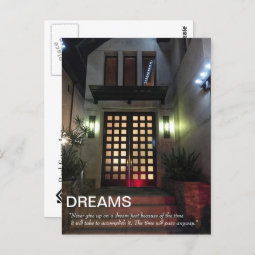 Dreams Real Estate postcard | Zazzle
