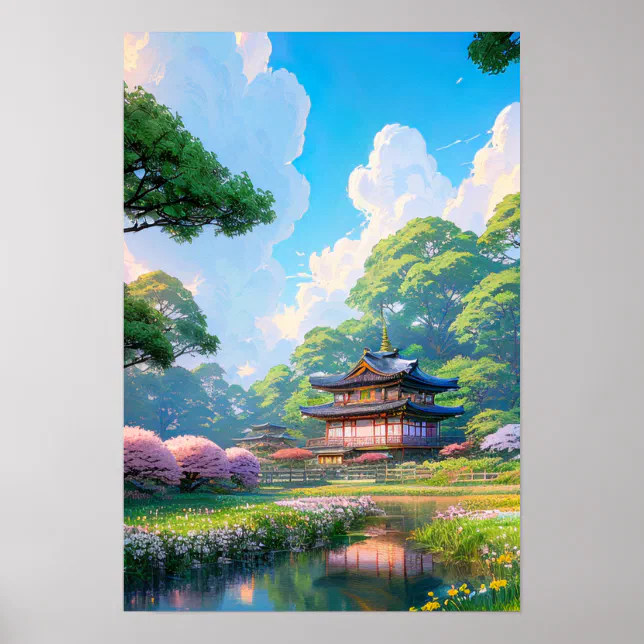 Dreamy Countryside Living Poster | Zazzle