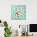 Dreamy mouse- Watercolor Illustration Poster | Zazzle