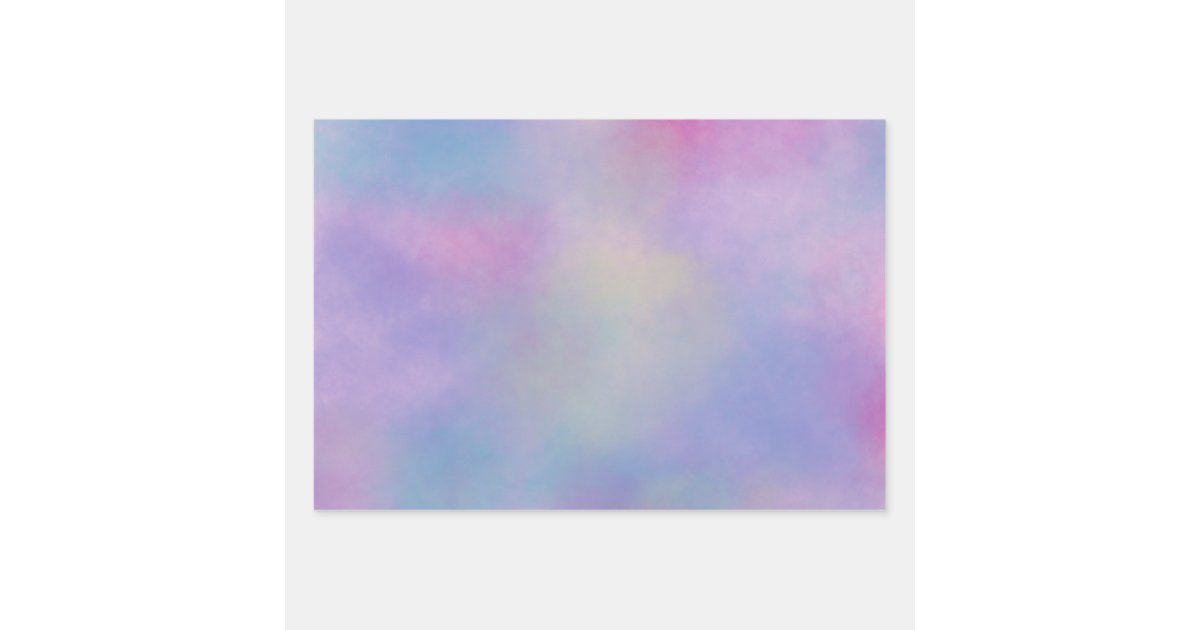 Dreamy Pastel Clouds Design Wrapping Paper Sheets | Zazzle