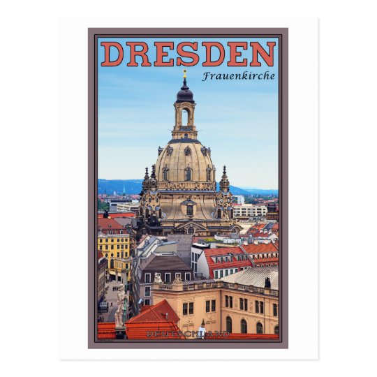 Dresden - Frauenkirche Postcard | Zazzle.com