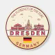 Dresden Germany City Skyline Emblem Magnet | Zazzle