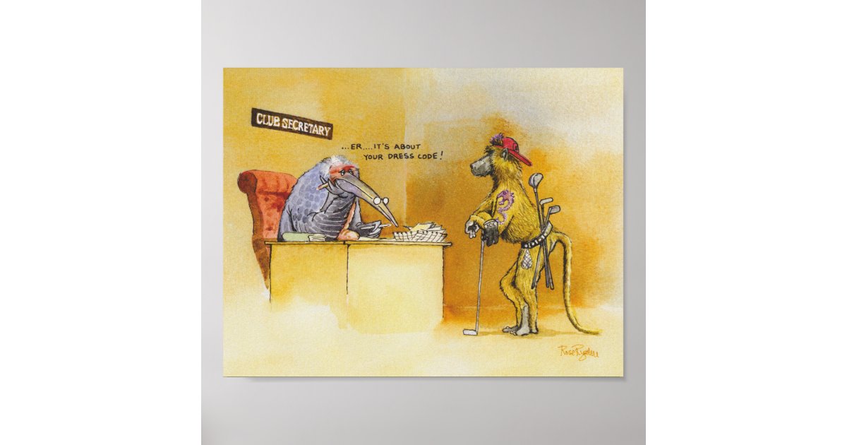 Dress code poster | Zazzle