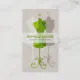 Dress Form Alteration & Fashion Design Card green | Zazzle