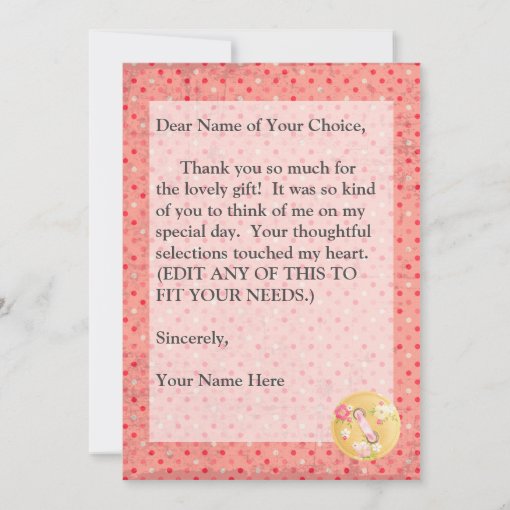 Dress form Dressform Thank You Card | Zazzle
