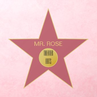 Dressing Room Star Hollywood Superlative Wall Decal | Zazzle