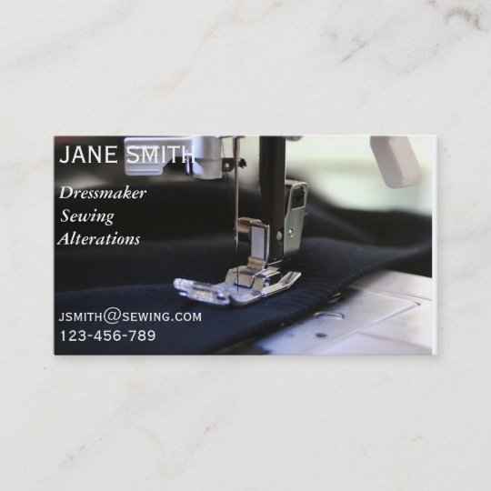 Dressmaker, Sewing, alterations professional Business Card | Zazzle.com