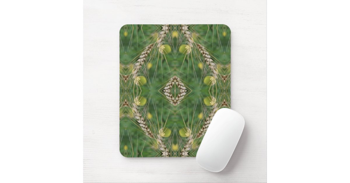 Dried Summer Grass Abstract Mouse Pad | Zazzle