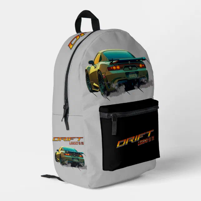 DRIFT LEGEND SUPRA MK4 - ANIME STYLE PRINTED BACKPACK | Zazzle