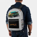 DRIFT LEGEND SUPRA MK4 - ANIME STYLE PRINTED BACKPACK | Zazzle