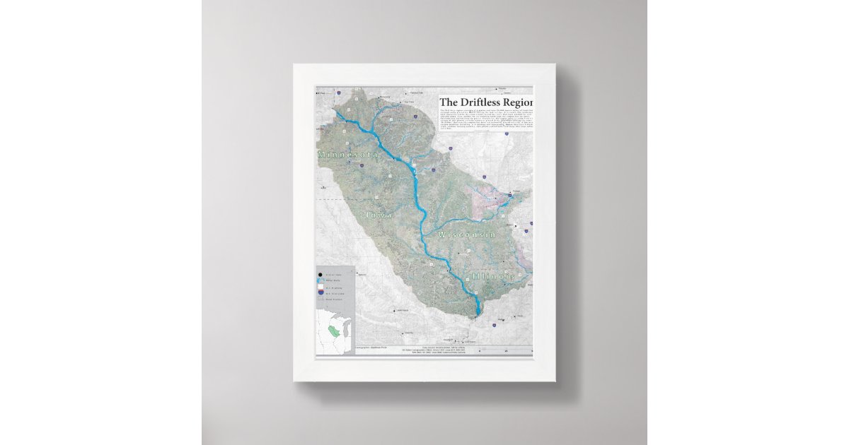 Driftless Region Framed Art | Zazzle