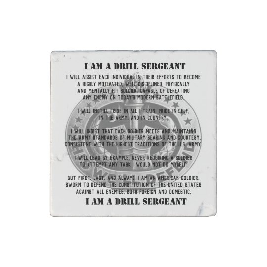 Drill Sergeant Creed Magnet | Zazzle.com