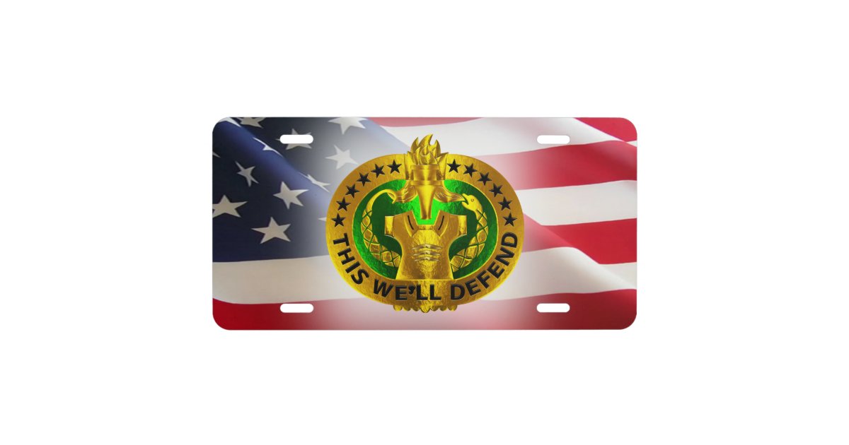 Drill Sergeant License Plate | Zazzle