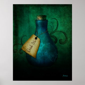 Drink Me Poster | Zazzle