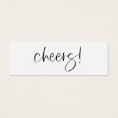 Drink Ticket Wedding Reception Bar Token Card E100 | Zazzle