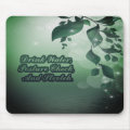 Drink Water Posture Check Stretch Reminder leaves Mouse Pad | Zazzle