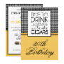 Drinks & Cigars Birthday Celebration Invitation | Zazzle