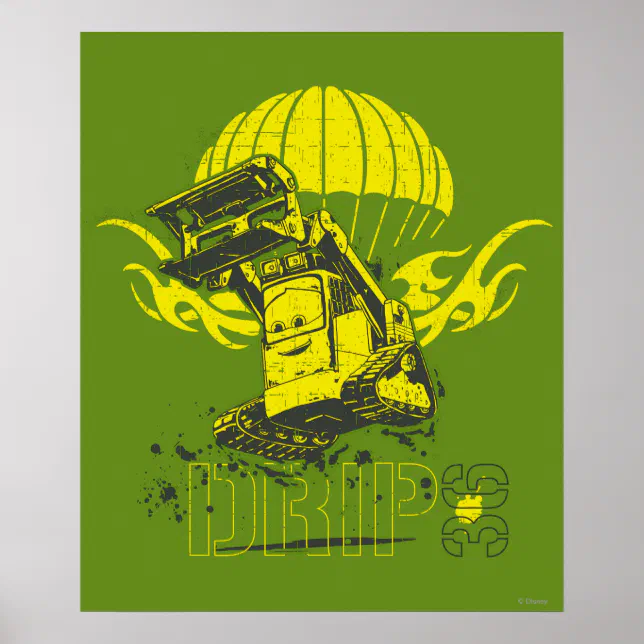 Drip Graphic Poster | Zazzle