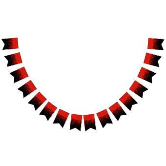 Dripping Blood Creepy Halloween Bunting Flags | Zazzle