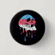 Dripping Trans Pride Skull Transgender Lgbt Commun Button | Zazzle