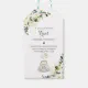 Drive By Bridal Shower White Floral Gift Tags | Zazzle