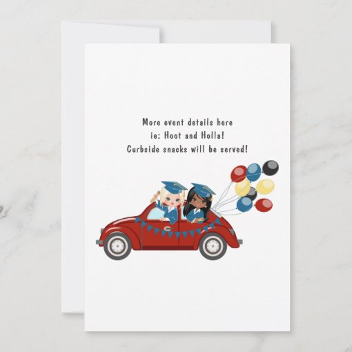 Drive By Graduation Party Invitation | Zazzle