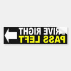 Move Over! Front Bumper Sticker | Zazzle.com